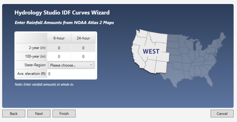 Create Using Rainfall Map Data – Learn Hydrology Studio
