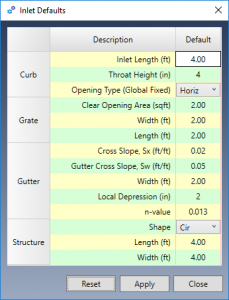 Inlet Design Options – Learn Stormwater Studio